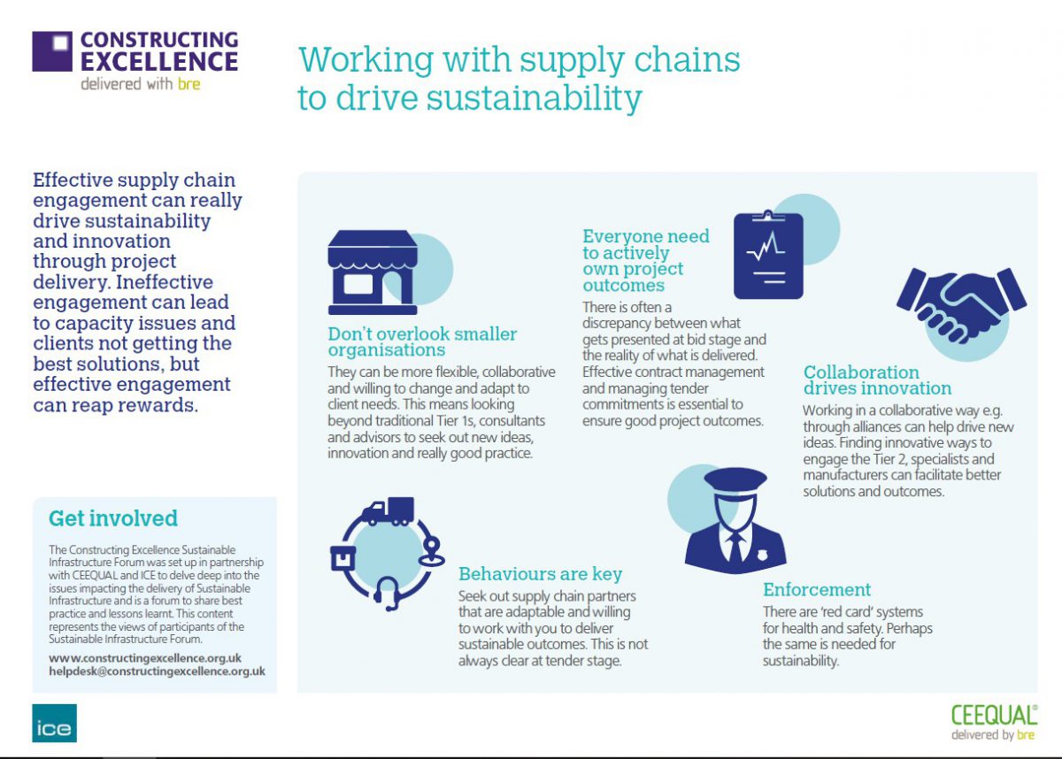 Sustainable Supply Chains Constructing Excellence