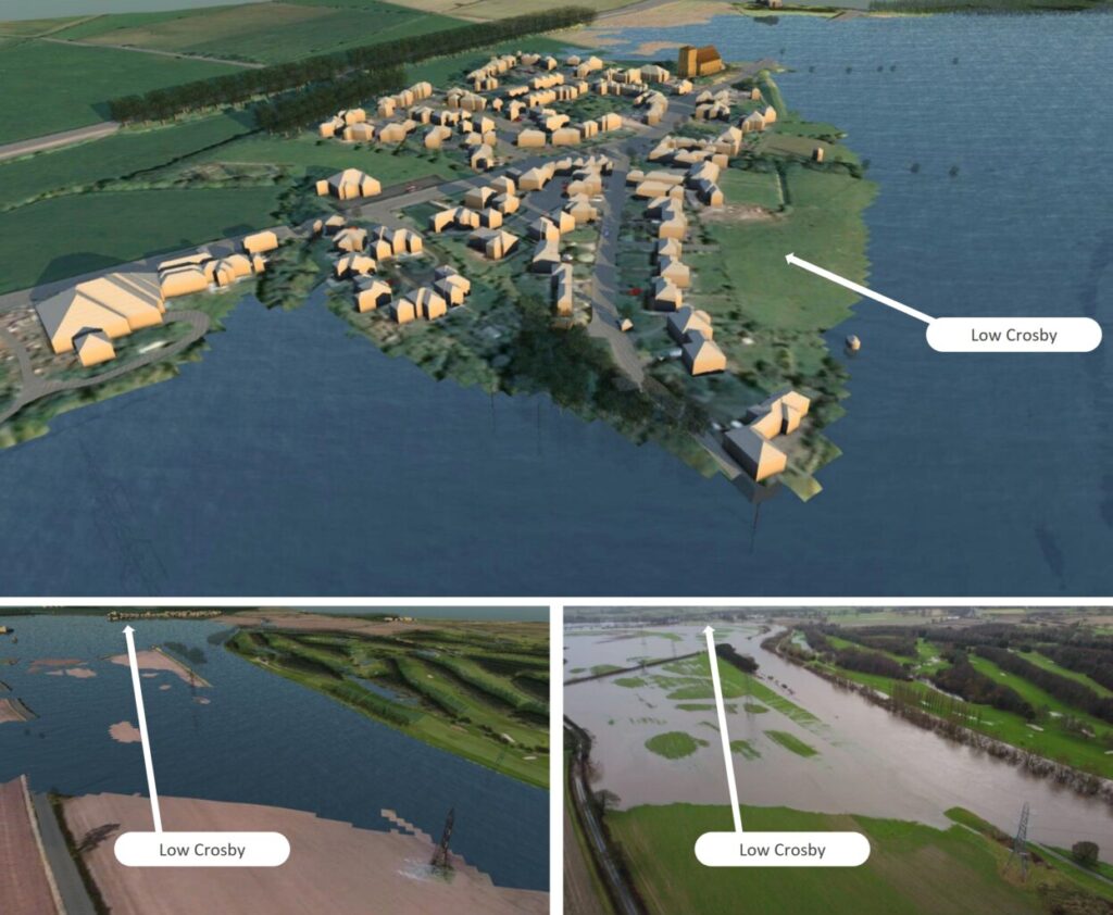 Low Crosby Flood Risk Management Scheme: Going beyond net zero with a ...